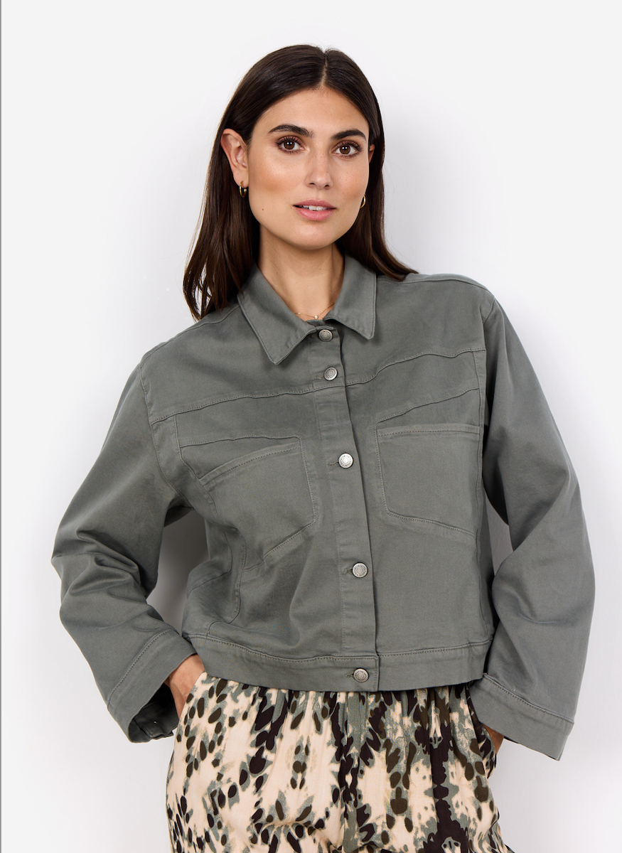 Erna 24 Jacket in Dusty Green – Raft Clothing Company