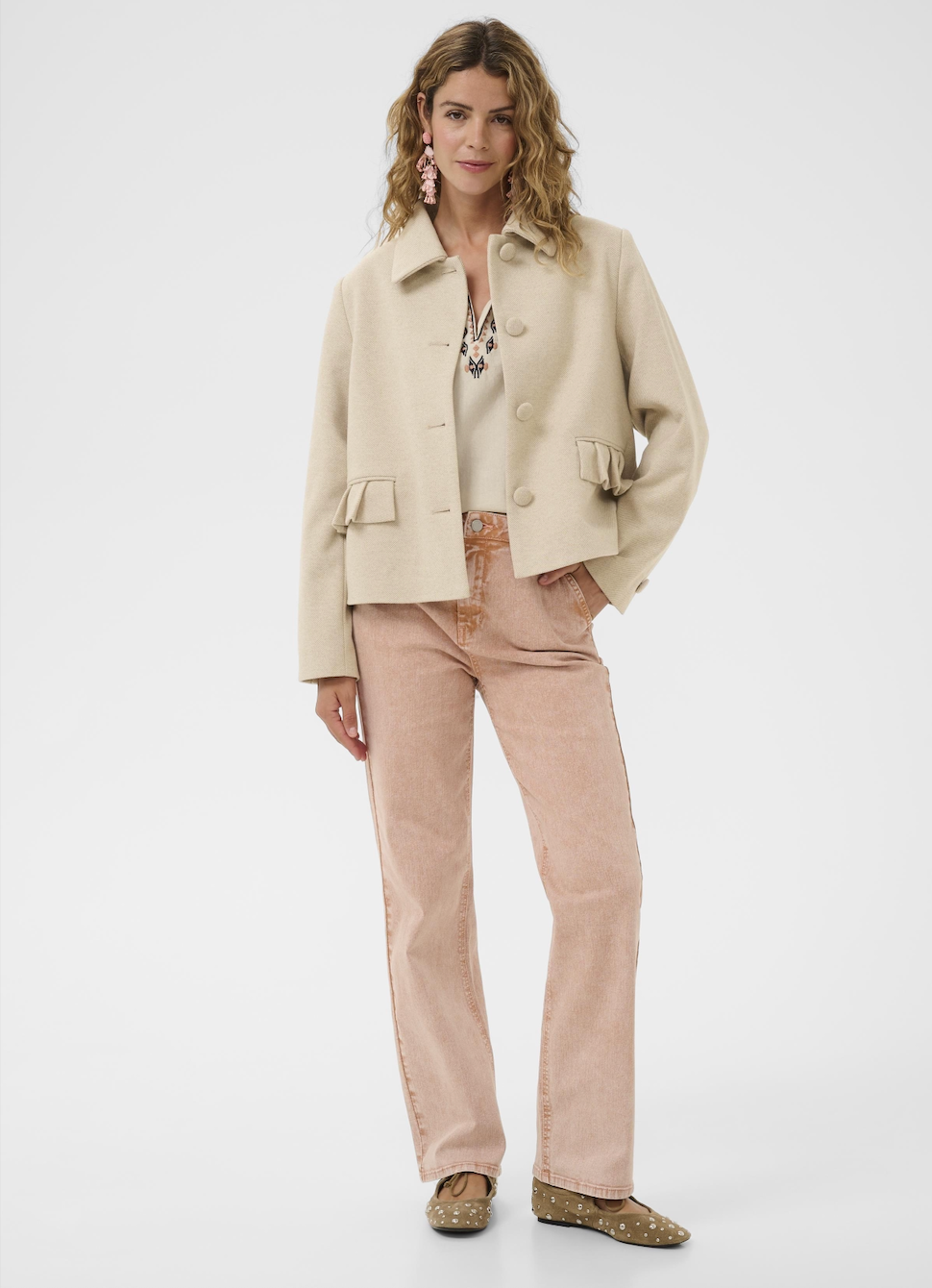 Cessie Short Jacket in Savannah Tan – Raft Clothing Company